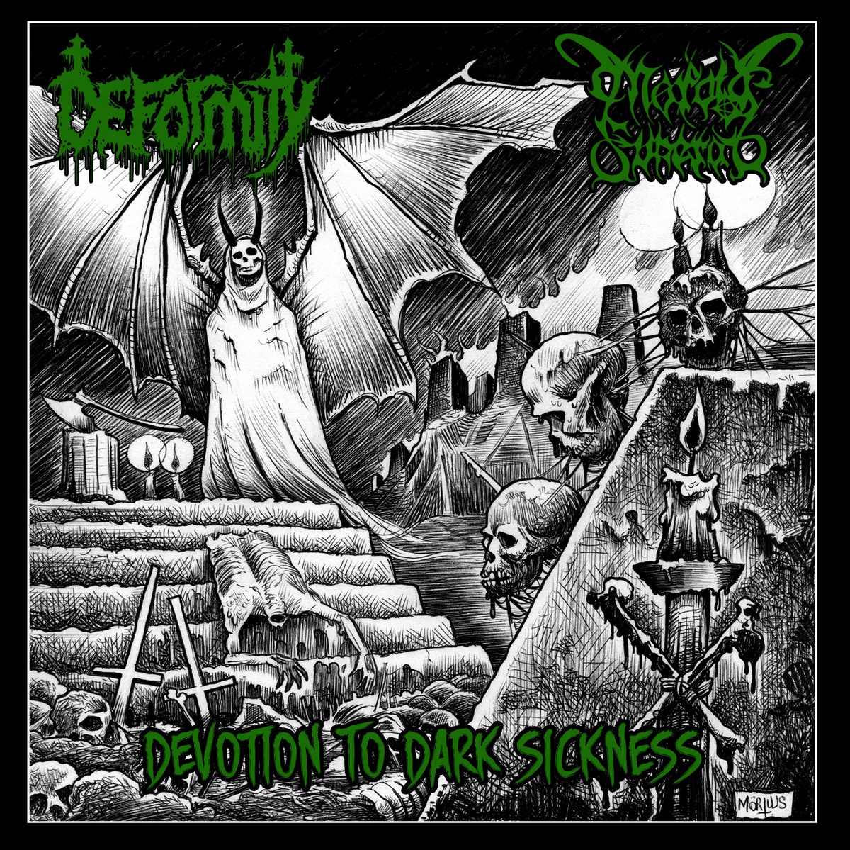 Devotion to Dark Sickness | Morbid Funeral , Deformity | Morbid Funeral