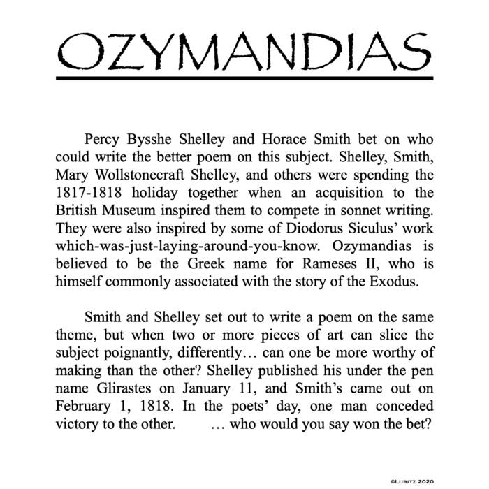 Ozymandias Poem By Percy Bysshe Shelley Ourboox, 52% OFF