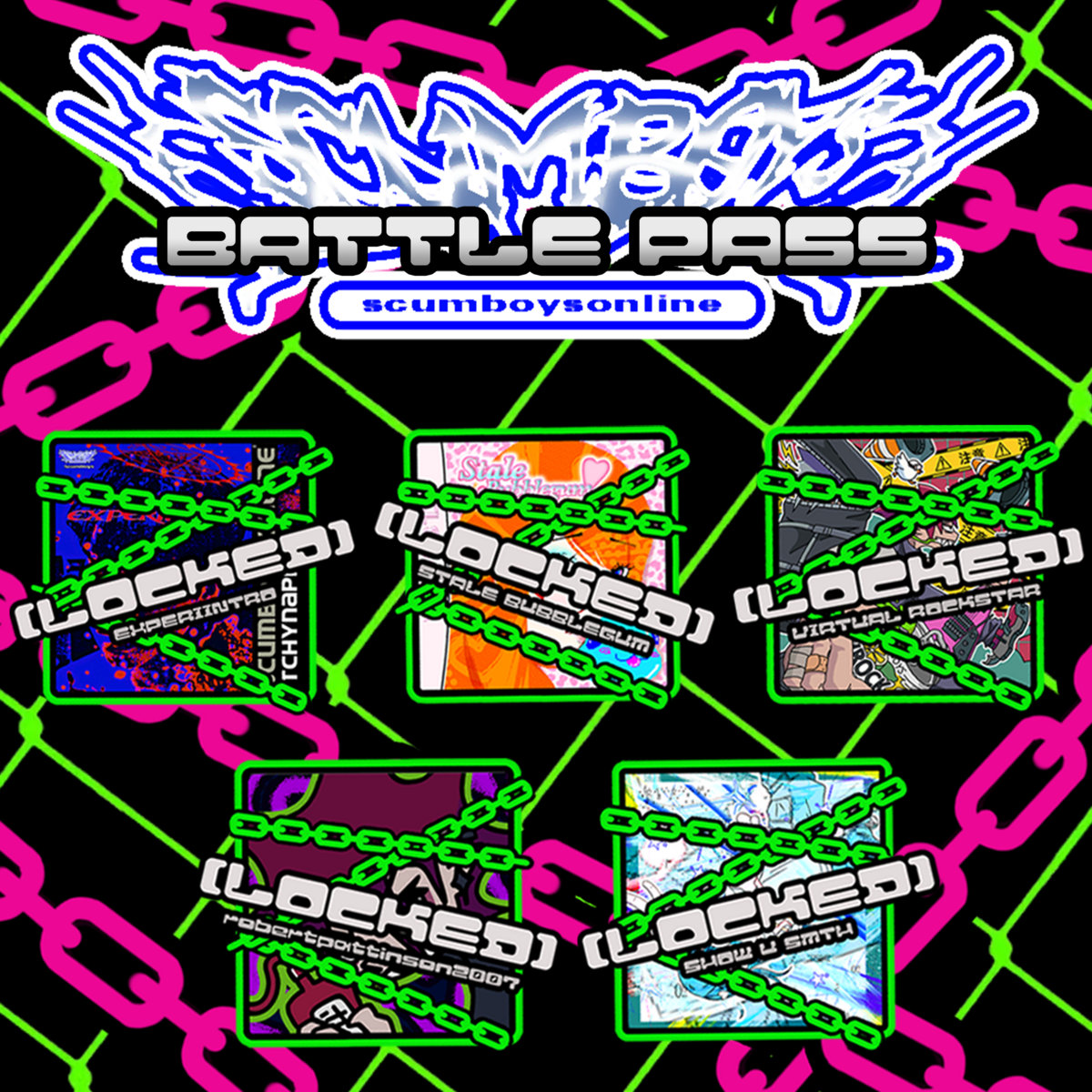 SCUMBOYS BATTLE PASS 2024 | ITCHYNAPPER, wiiwuu!!stuffie, vyn ...