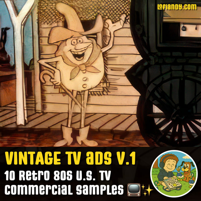 Vintage 80s U.S. TV Commercial Samples - V.1 | LofiAndy Sounds