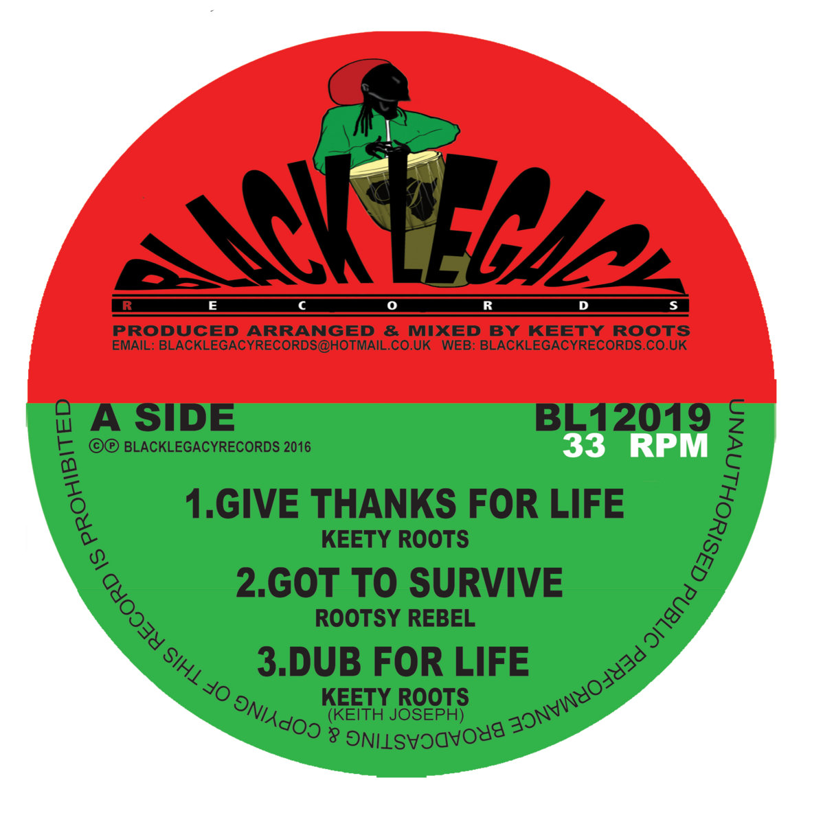 Give thanks for life | Keety Roots | Black Legacy Records