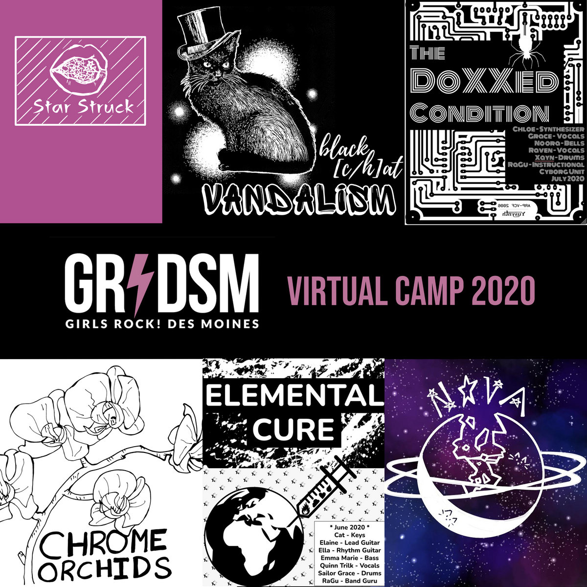 GR!DSM 2020 Summer Rock Camp | GR!DSM 2020 Rockers | Girls Rock! Des Moines