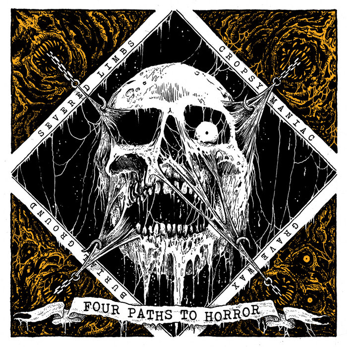 Four Paths To Horror "Split" | CROPSY MANIAC / BURIAL GROUND / GRAVE ...