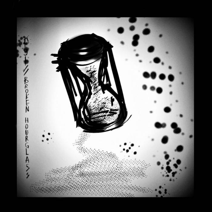 Broken Hourglass Drawing