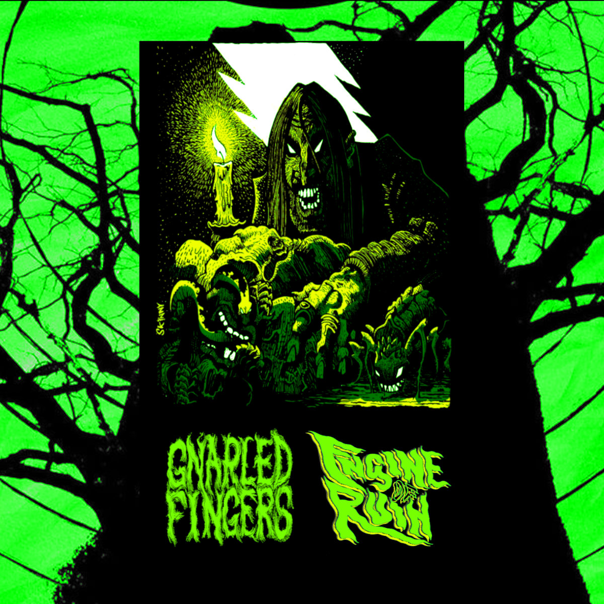 Gnarled Fingers / Engine of Ruin, Split | Engine of Ruin