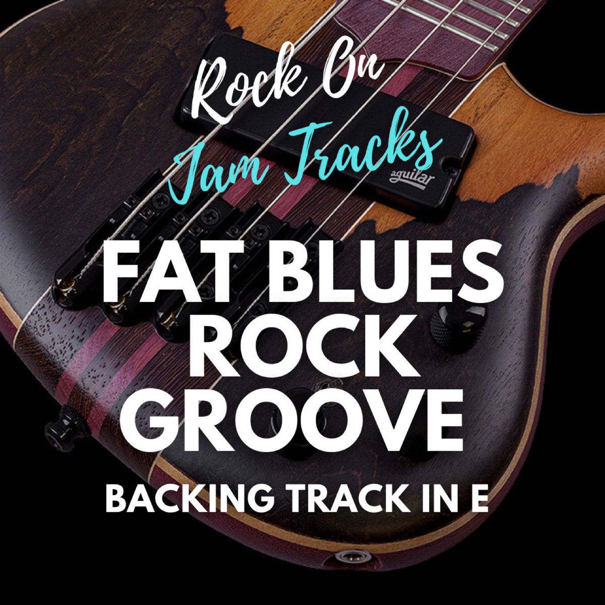 Fat Blues Rock Groove Guitar Backing Track In E Minor | Rock On Jam Tracks