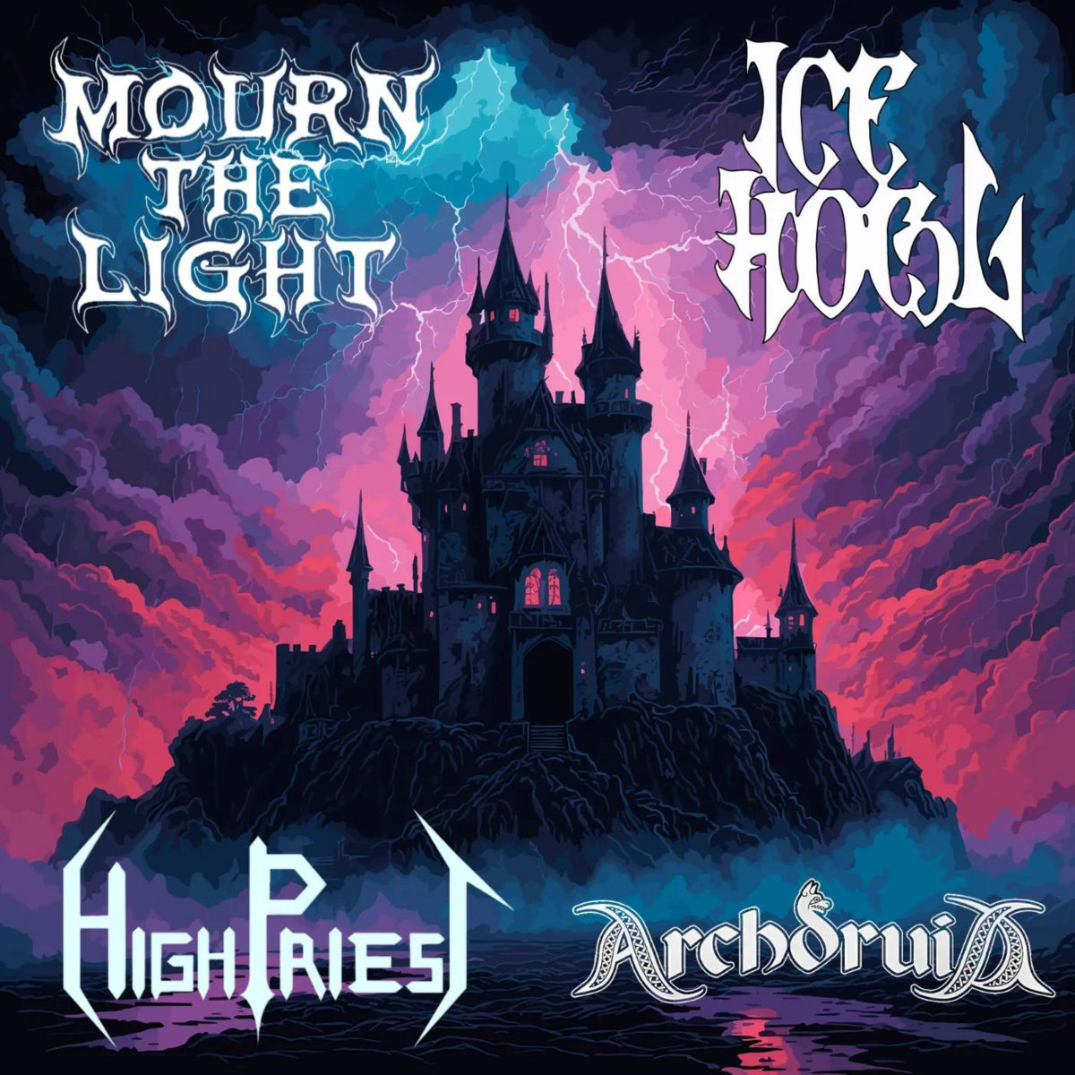 Mourn the Light/High Priest/Ice Howl/Archdruid Split | Ice Howl