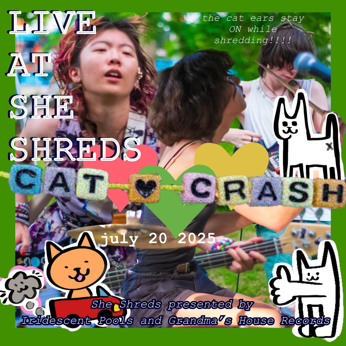 Cat Crash! Live at She Shreds 2025 | Cat Crash