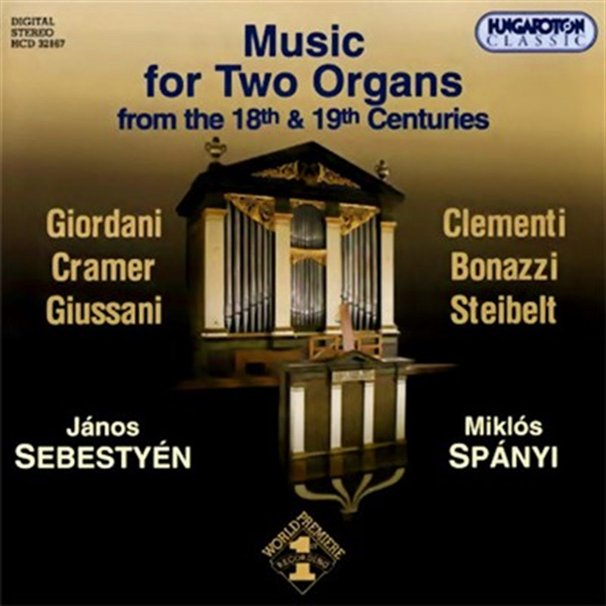 Music For Two Organs From The 18th 19th Centuries | János Sebestyén