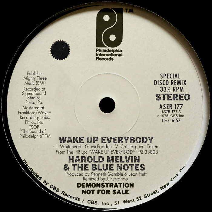 Wake Up Everybody (Special Disco Remix) | Jose Ferrando
