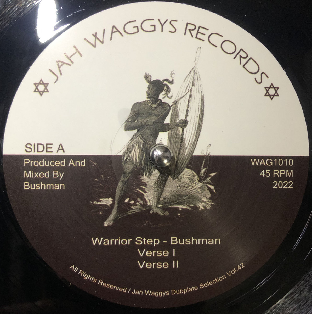 Jah Waggys Dubplate Selection - 12" - 42 - Warrior Step / Bushman Works - AVAILABLE NOW | JAH ...