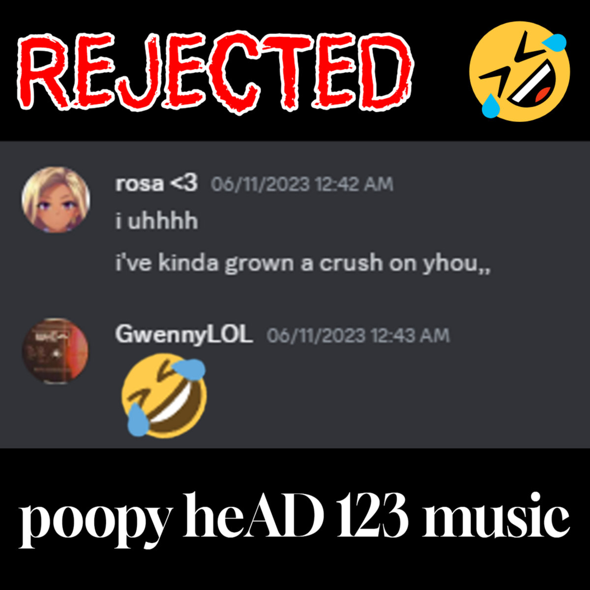 REJECTED 🤣 | poopy heAD 123 music | Record Records