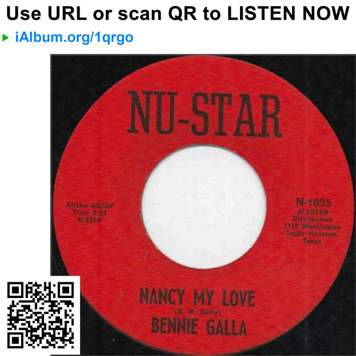 Nancy My Love | Bennie Galla
