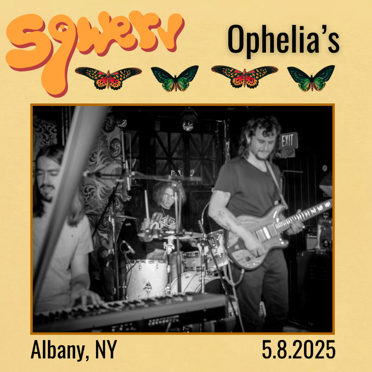 Live Sqwerv: 5/8/2025 | Ophelia's | Albany, NY | Sqwerv