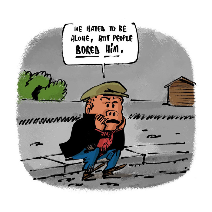 He hated to be alone, but people bored him | Ryoji Ikea