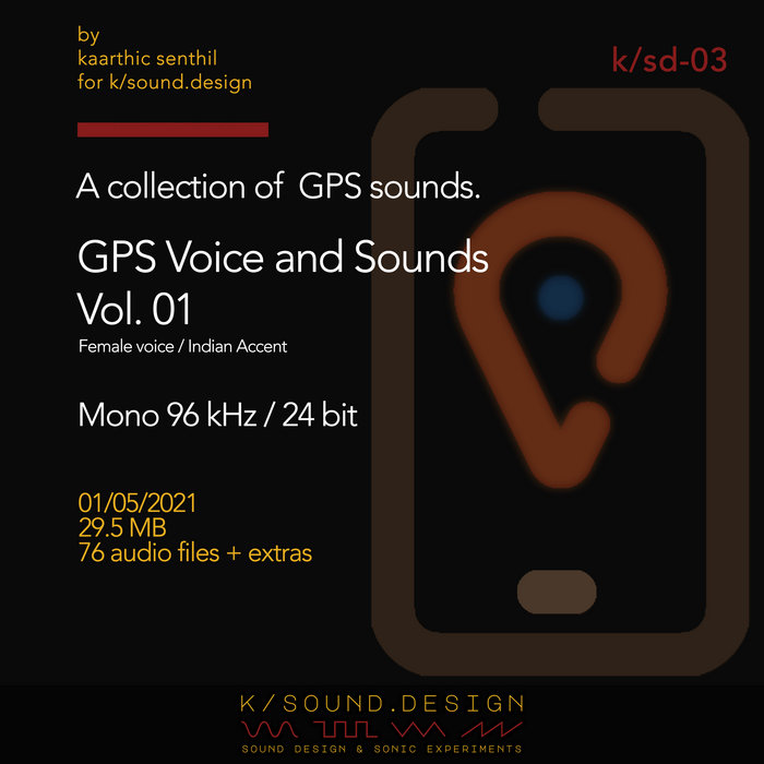 GPS Voice and sounds - Vol 01 | k/sound.design