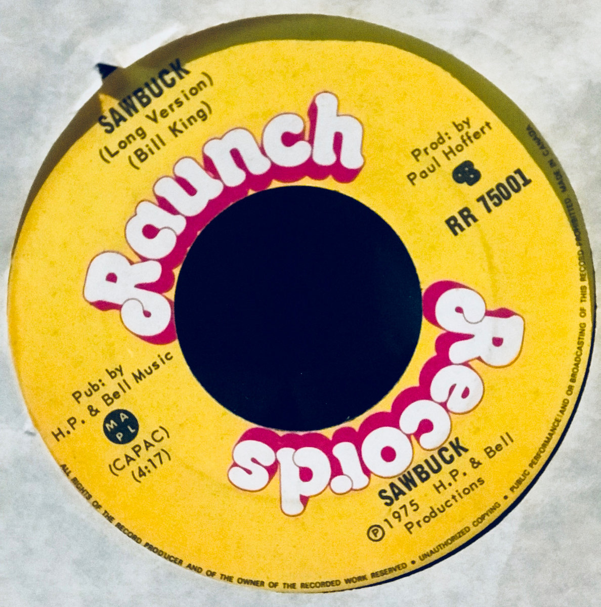 Sawbuck 1975 | Pablo Paul, Wayne McGhie | Bill King Piano