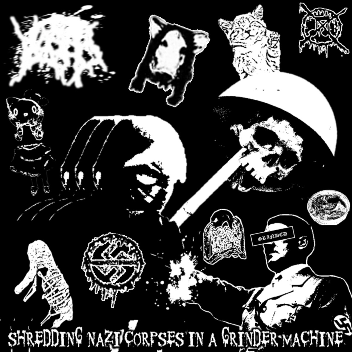 Shredding Nazi Corpses In A Grinder Machine | Verrotte Ziel | Vlees