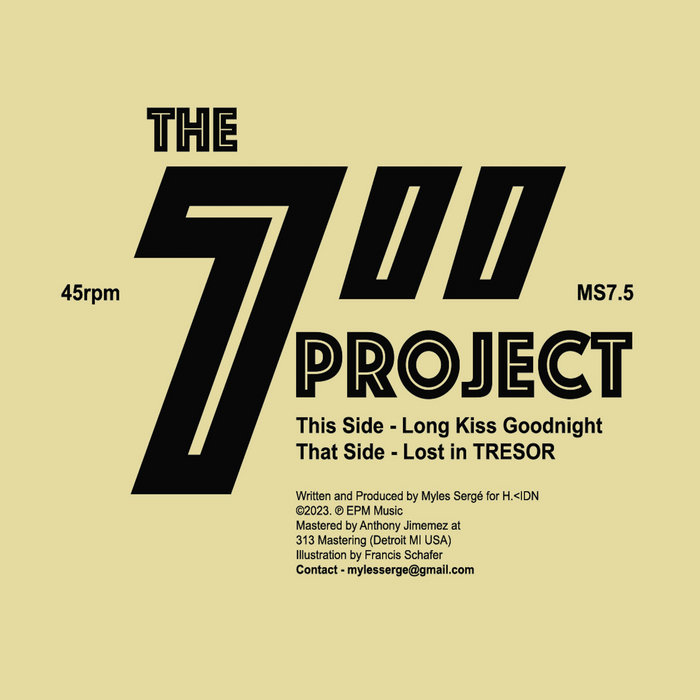 MS07.5 Myles Sergé - The 7" Project | Myles Sergé aka Translate - The ...