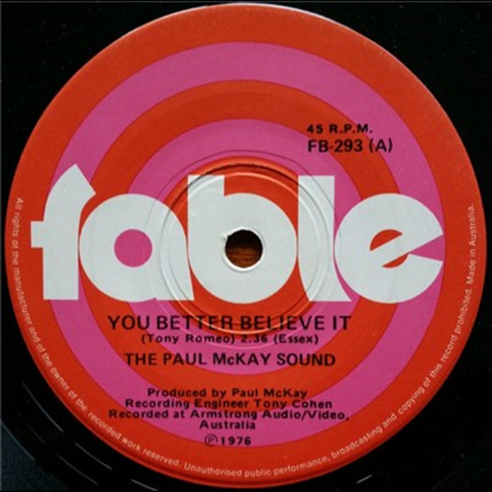 You Better Believe It | The Paul Mackay Sound