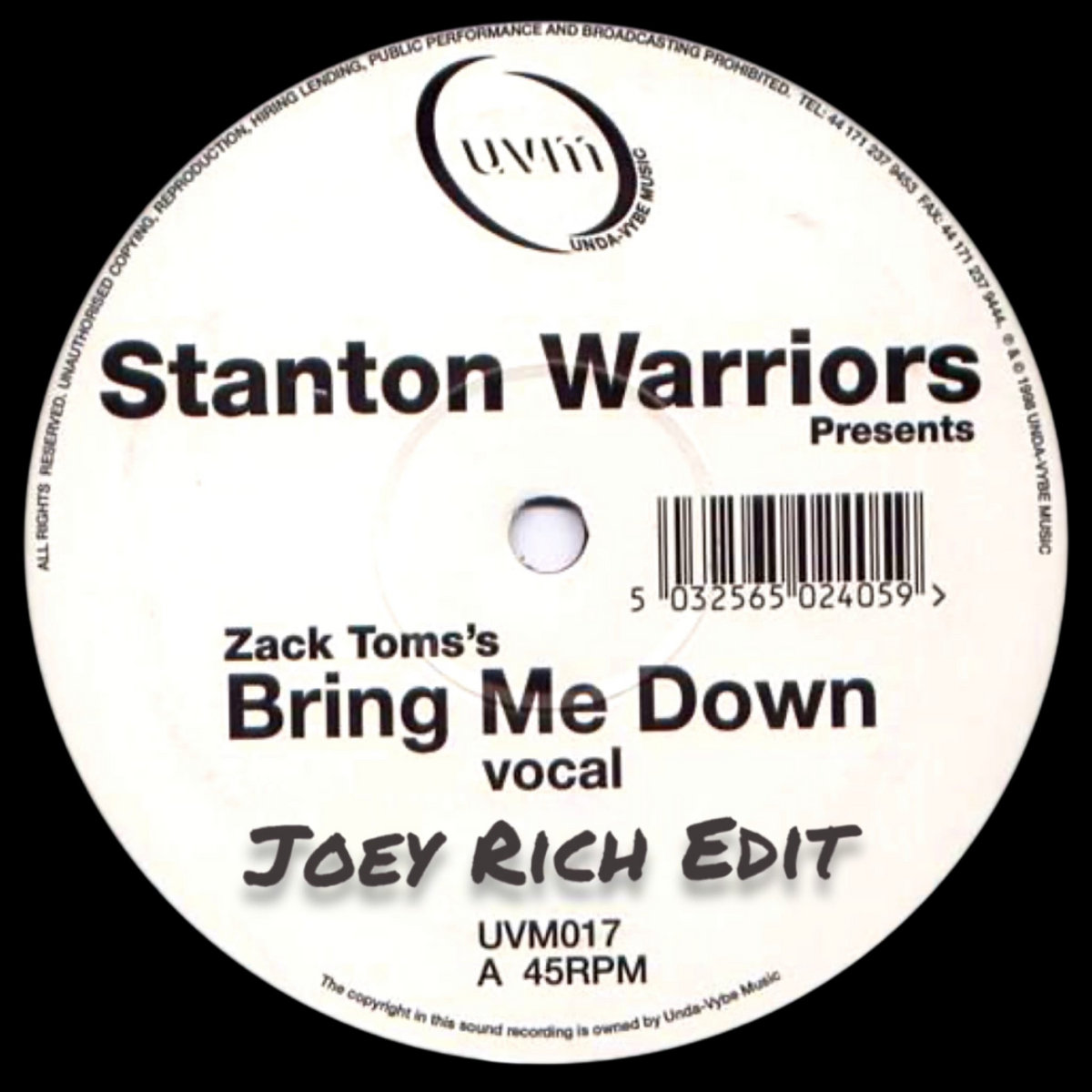 Stanton Warriors & Zac Toms - Bring Me Down (Joey Rich Edit) | Joey Rich