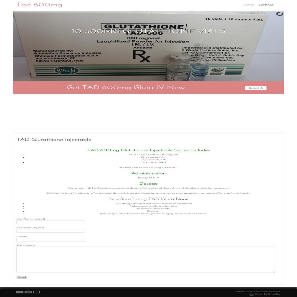 Tad Glutathione IV-TAD Glutathione Injectable | neglectedblob