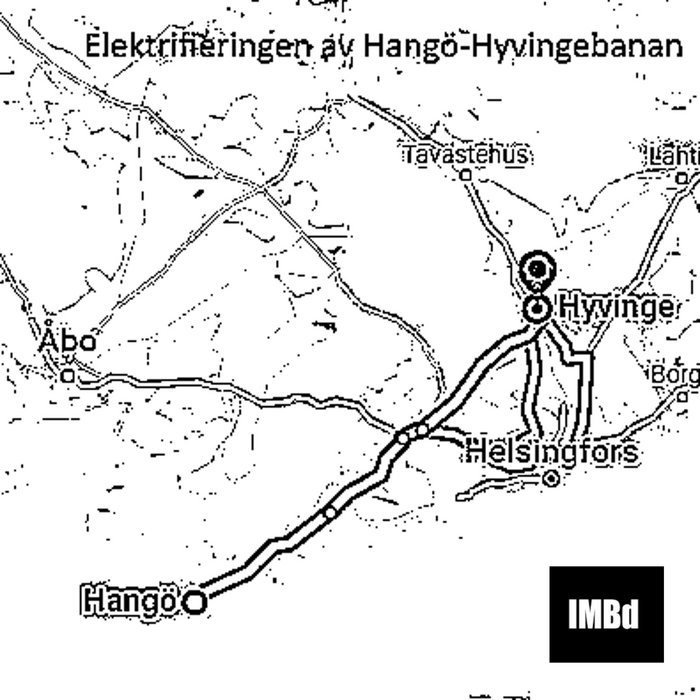 Elektrifieringen av Hangö-Hyvingebanan | IMBd