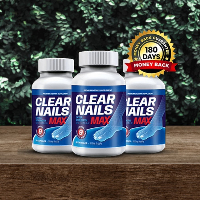 Clear Nails Max【𝗡𝗮𝗶𝗹 𝗛𝗲𝗮𝗹𝘁𝗵 】-Contains NanoParticals Components for ...