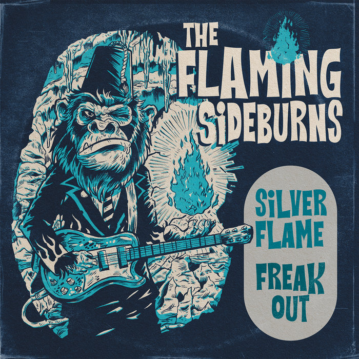 Silver Flame 7" | The Flaming Sideburns | Chaputa! Records