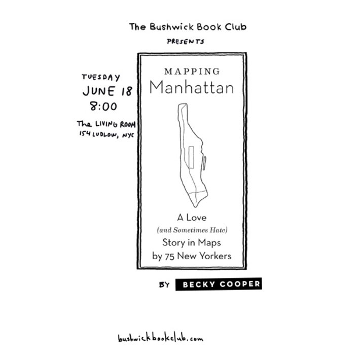 MAPPING MANHATTAN by Becky Cooper | The Bushwick Book Club