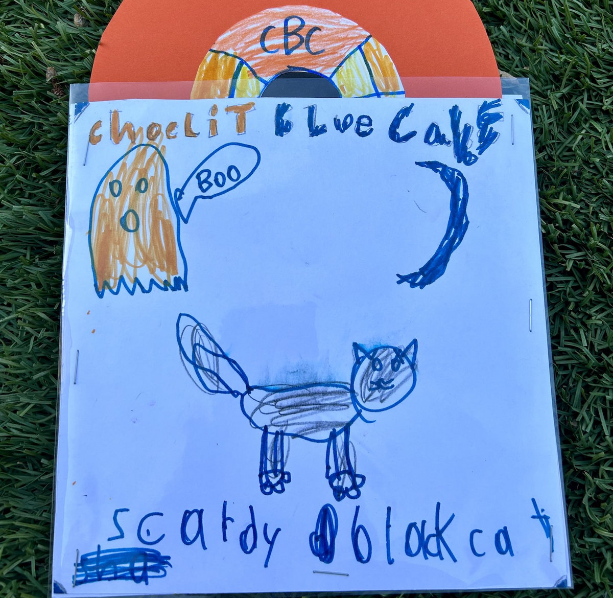 The Black Scaredy Cat | Chocolate Blue Cake | 3 O'Clock Rock Records