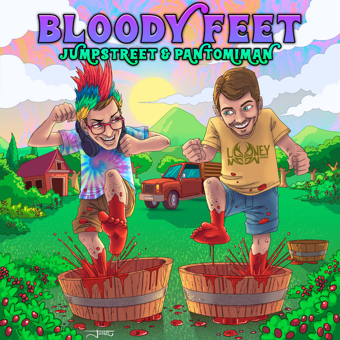 Bloody Feet | JUMPSTREET & PANTOMIMAN | Looney Moon Records