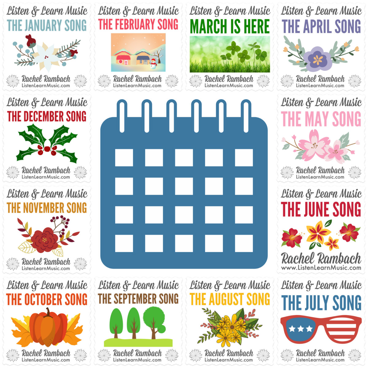 The Months Album | Listen & Learn Music