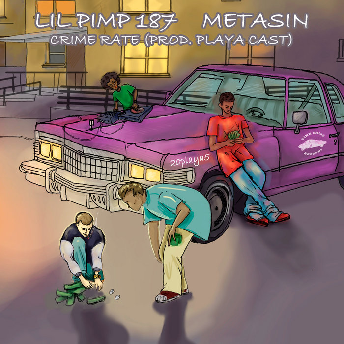 CRIME RATE | PLAYA CAST, Lil Pimp 187 & METASIN | PINK SHINE RECORDS
