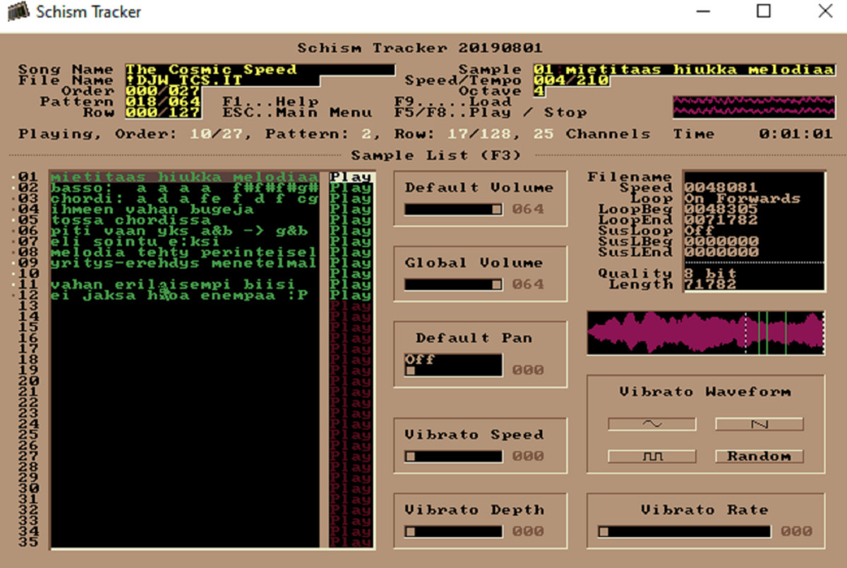 Impulse Tracker Production Originals | djwolf