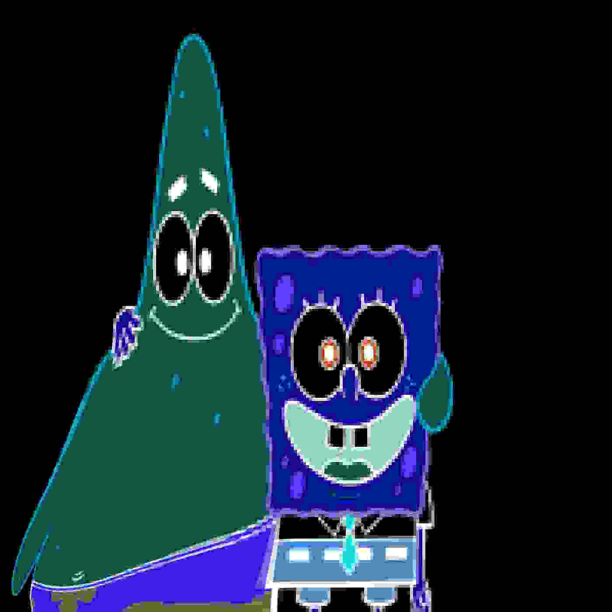 Image of spongebob on the internet slightly edited as the album cover ...