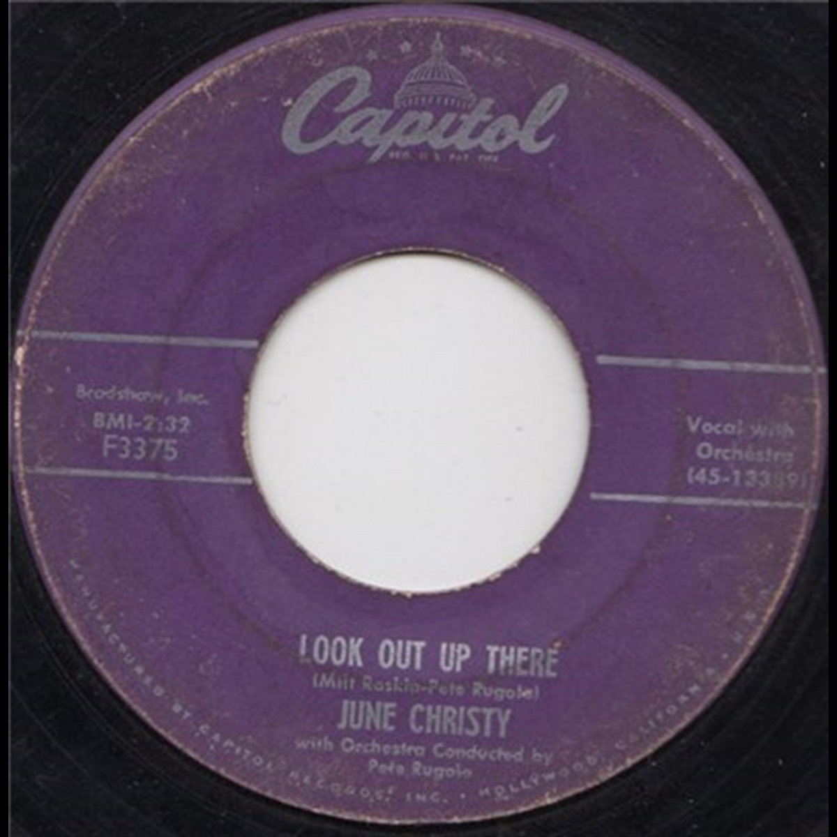 Look Out Up There I Never Wanna Look Into Those Eyes Again | June Christy
