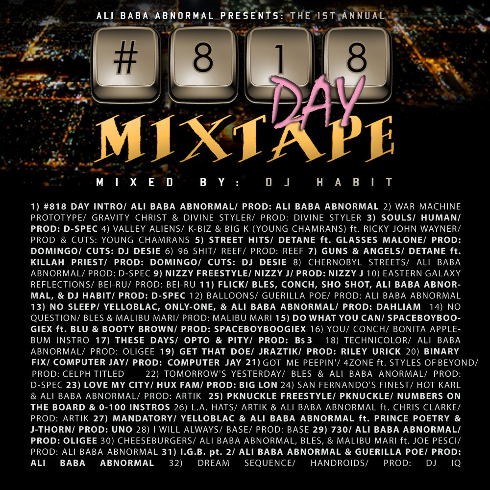THE FIRST ANNUAL #818 DAY MIXTAPE | ALI BABA PRESENTS... | ALI BABA ...