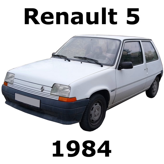 Renault 5 1984 subcompact supermini car | Krampfstadt Studio