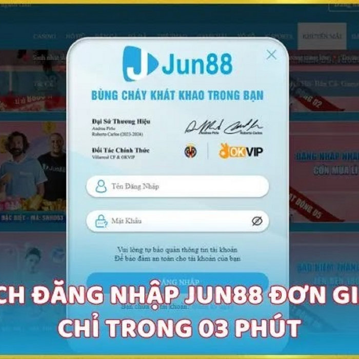 Huong dan Dang Nhap Jun88 nhanh chong cho nguoi moi | Jun88