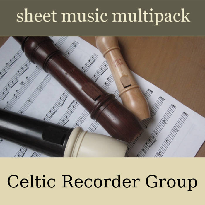 Folk and Celtic Recorder Group Sheet Music - Pack 1 | Recorders by Georgia