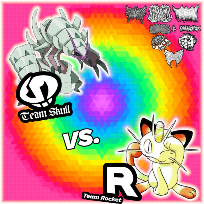 TEAM SKULL vs TEAM ROCKET (SPLIT) | Various Artists | Larry Records