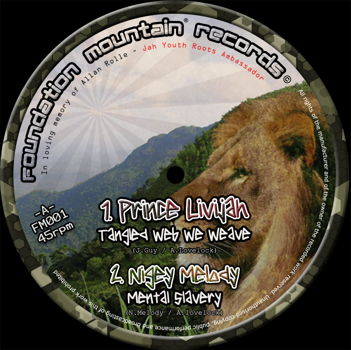 Foundation Mountain - FM001 - Tangled Web Riddim | Prince Livijah ...