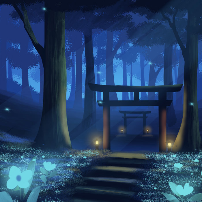 Night Forest | Aesthetic Moon