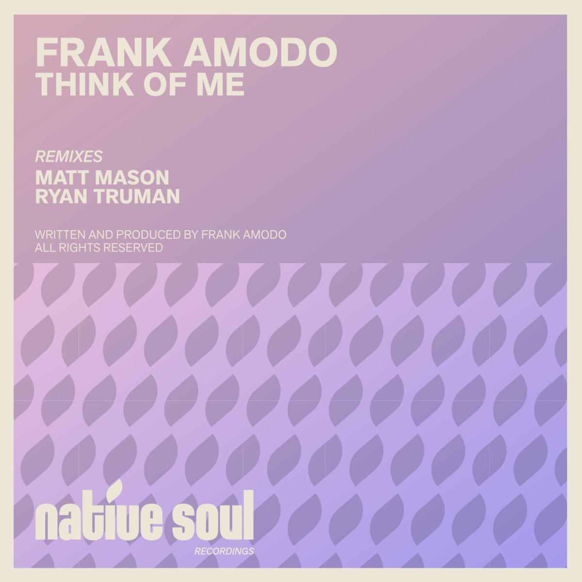 Frank Amodo - Think Of Me | Native Soul Recordings