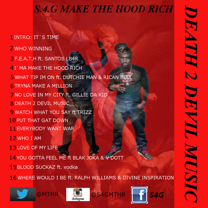 DEATH 2 DEVIL MUSIC MIXTAPE | S.4.G (SOLDIER 4 GOD) | S.4.G MAKE THE ...