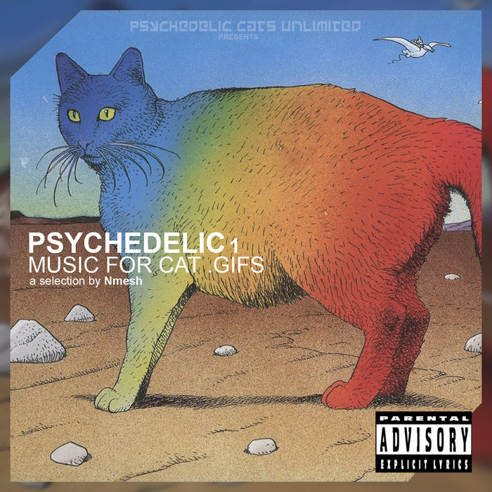 PSYCHEDELIC 1: Music For Cat .Gifs | Various Artists | Psychedelic Cats ...