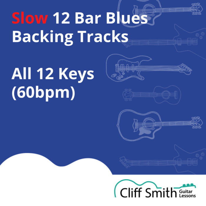 Slow 12 Bar Blues Backing Tracks - All 12 Keys (60bpm) | Cliff Smith ...