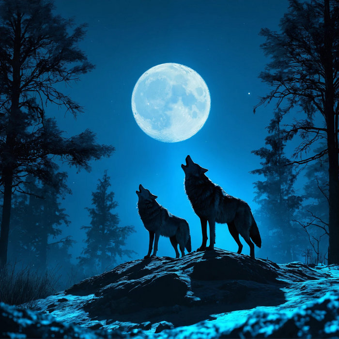 Melodious Sound of Wolves howling (Meditation Journey to the Realm of ...