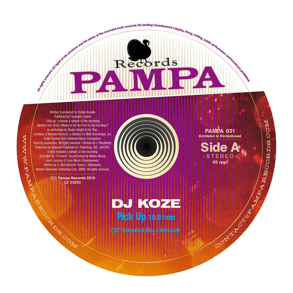 Pick Up (PAMPA031) | DJ Koze